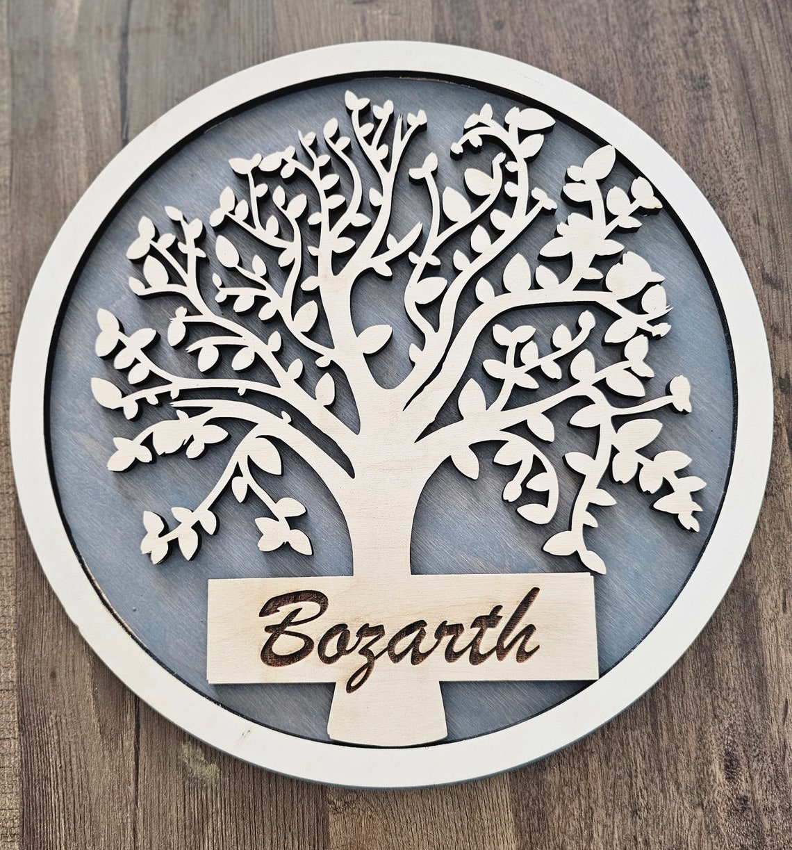 Laser Cut Custom Family Tree - Etsy