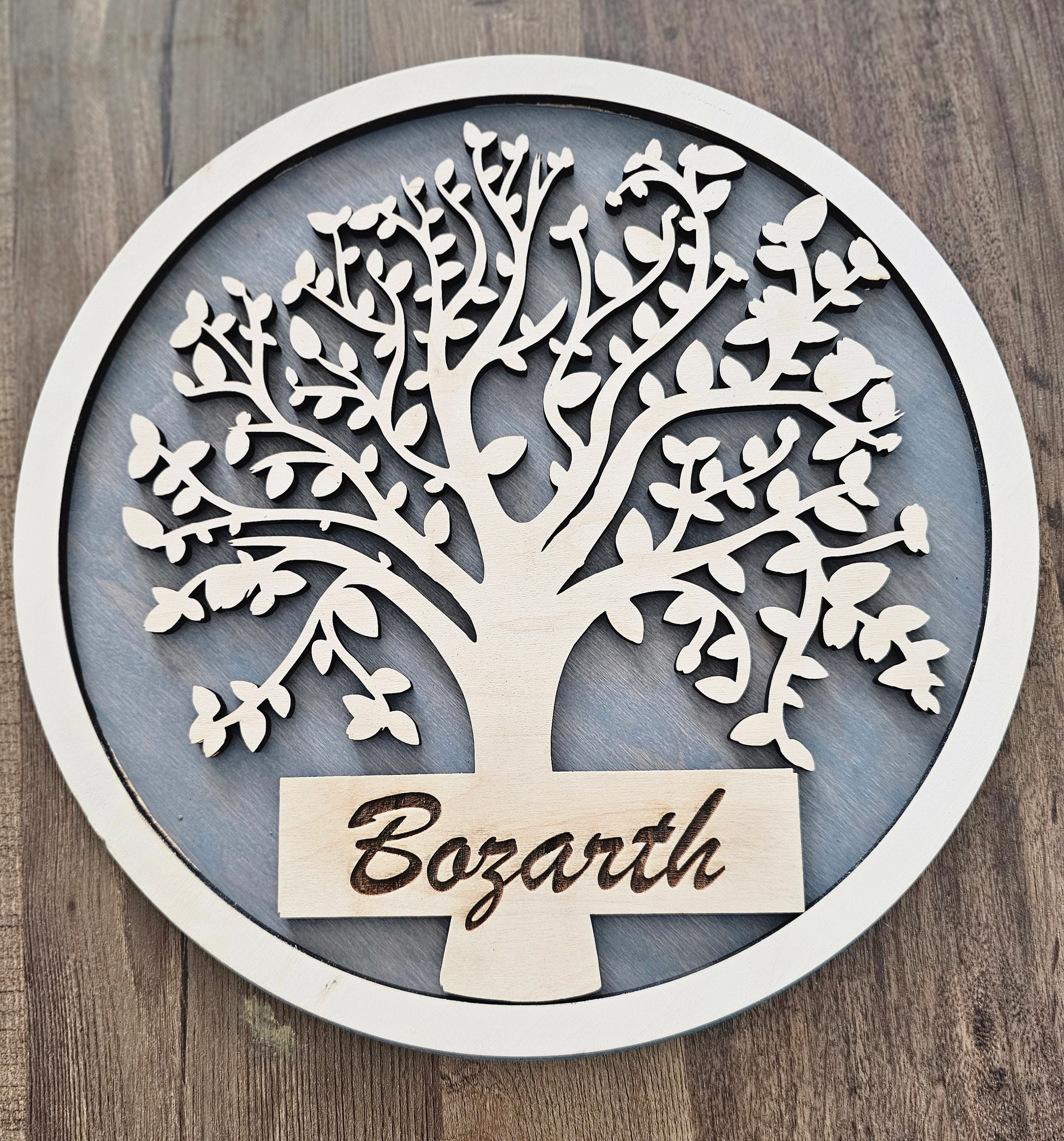 Laser Cut Custom Family Tree - Etsy