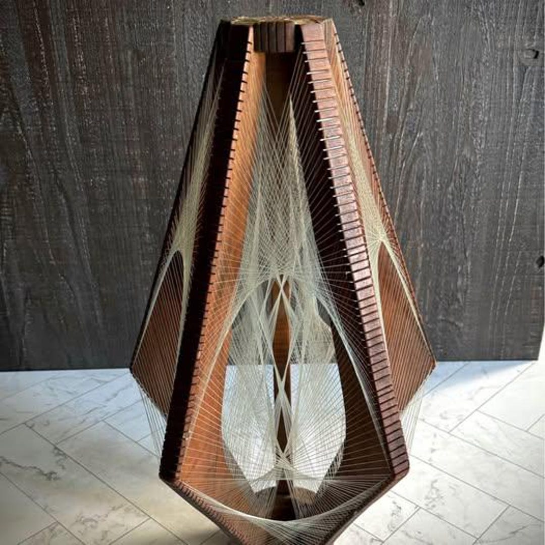 Mid Century Modern String Art Sculpture- Could Be Made Into a Table ...
