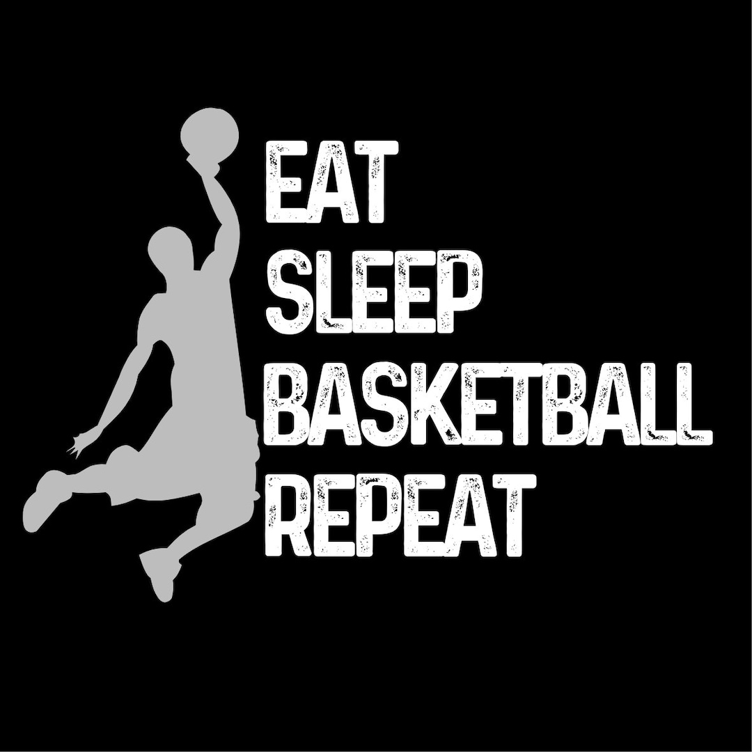 Eat Sleep Basketball Repeat Svg - Etsy