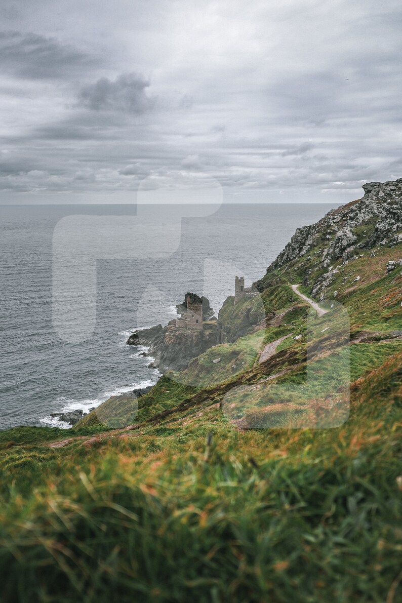 Mood - Matte Unframed Landscape Photography Print of Botallack in ...