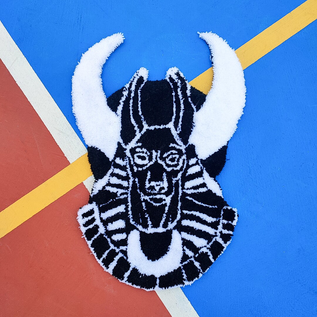 Dog Rug,doberman Rug,gothic Rug,tufted Rug,unique Rugs,handmade Rug ...