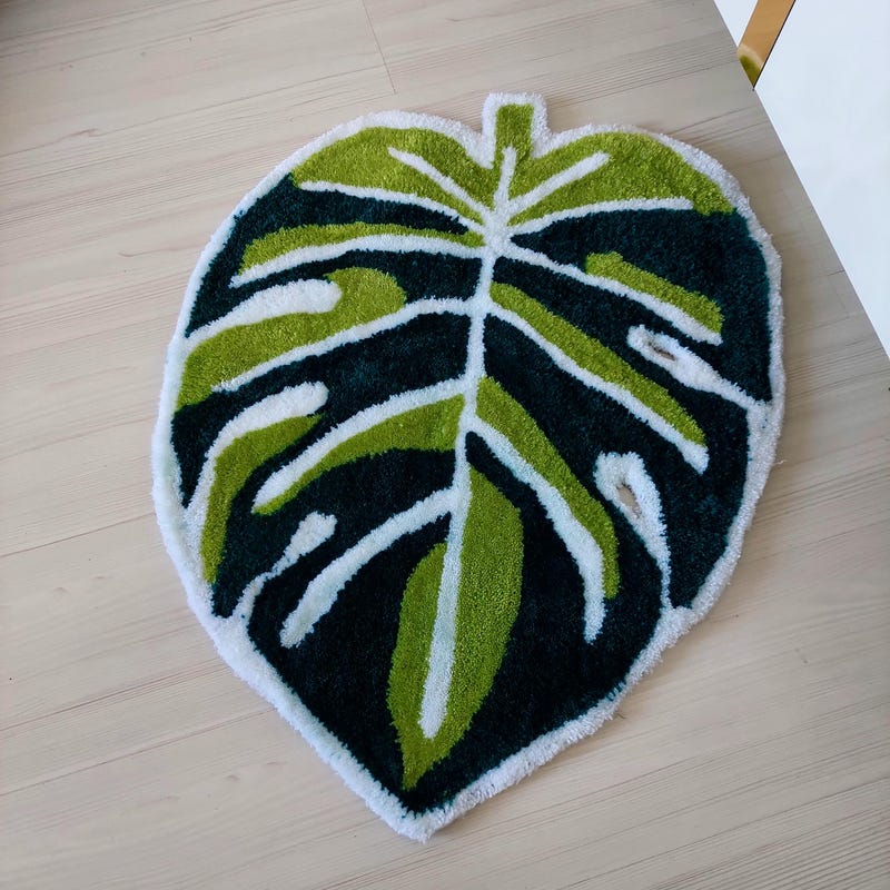 Leaf Rug - Etsy