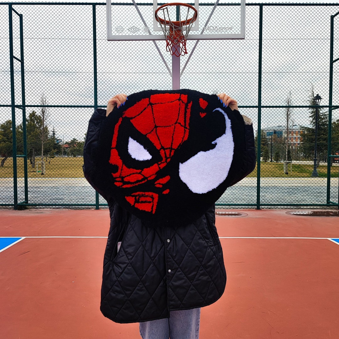 Spiderman and Venom Rug,marvel Rug,tufted Rug,nursery Rug,area Rug ...
