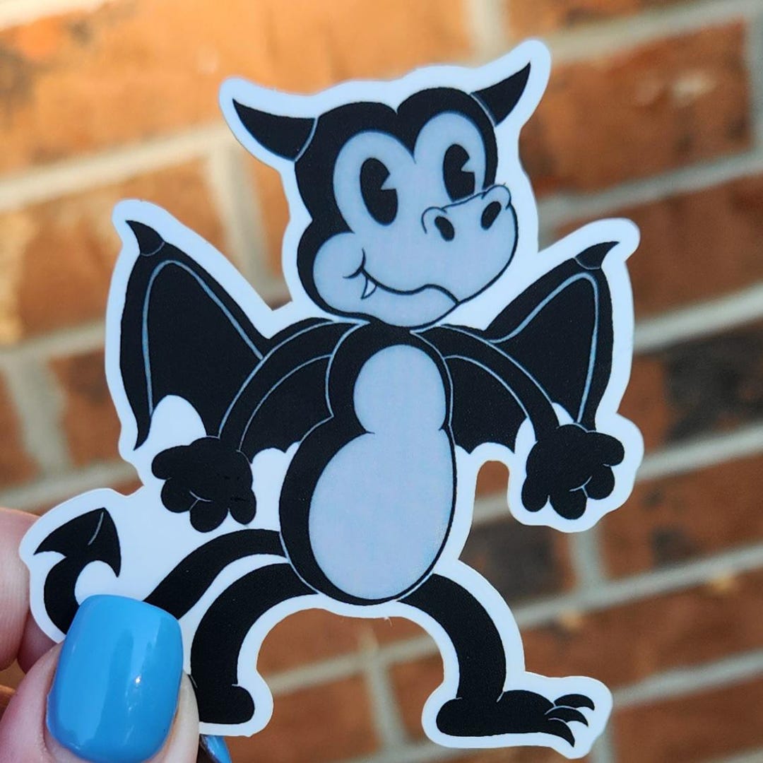 Retro Dragon Sticker - Etsy