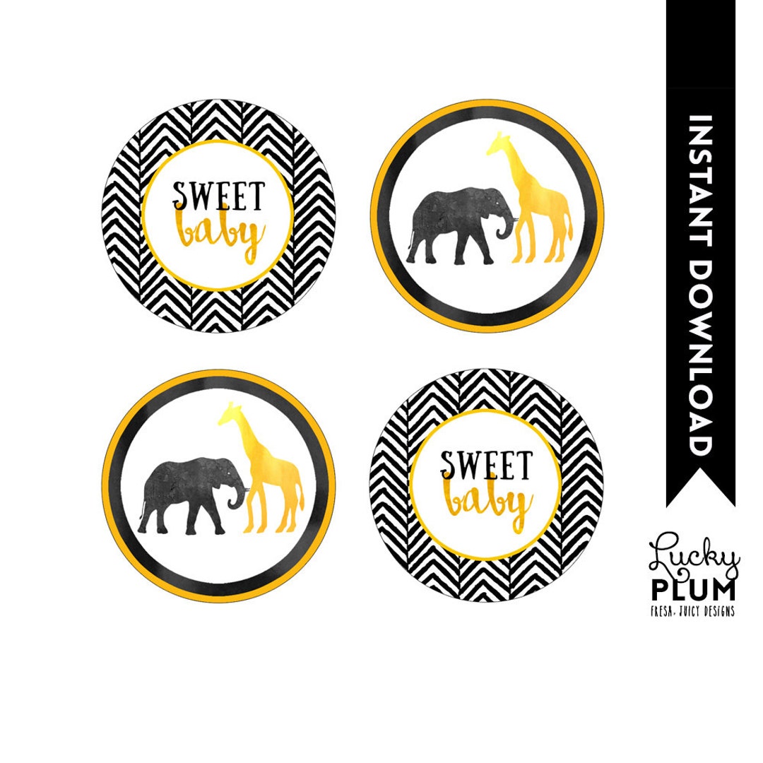 Animal Cupcake Toppers / Boho Cupcake Toppers / Safari Cupcake Toppers ...