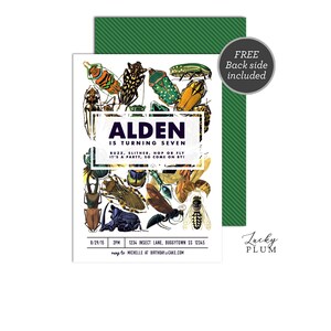 Insect Happy Birthday Banner / Bug Banner / Bee Ant Beetle - Etsy