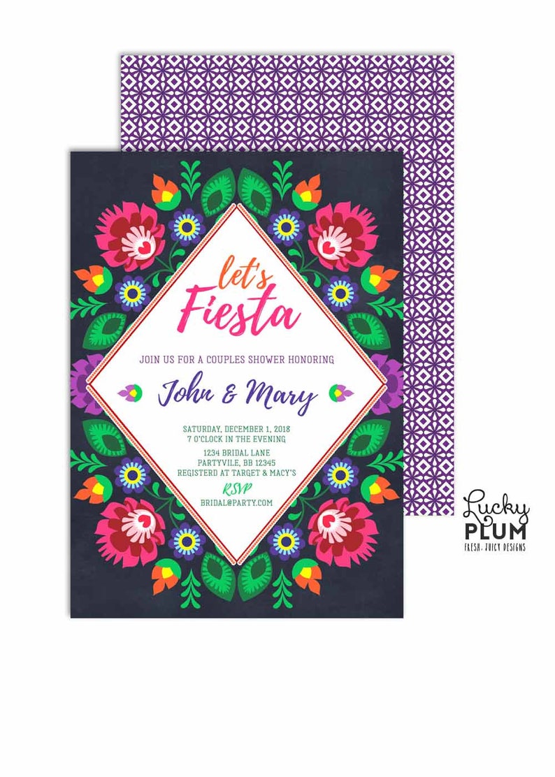 Fiesta Engagement Invitation / Fiesta Couples Shower | Etsy