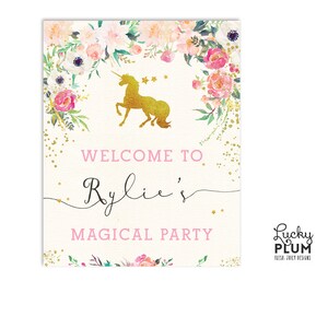 Unicorn Welcome Sign / Horse Welcome Sign / My Little Pony - Etsy