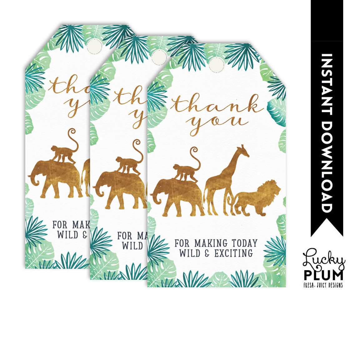 Safari Food Tent Card / Safari Place Card / Safari Food Card / | Etsy