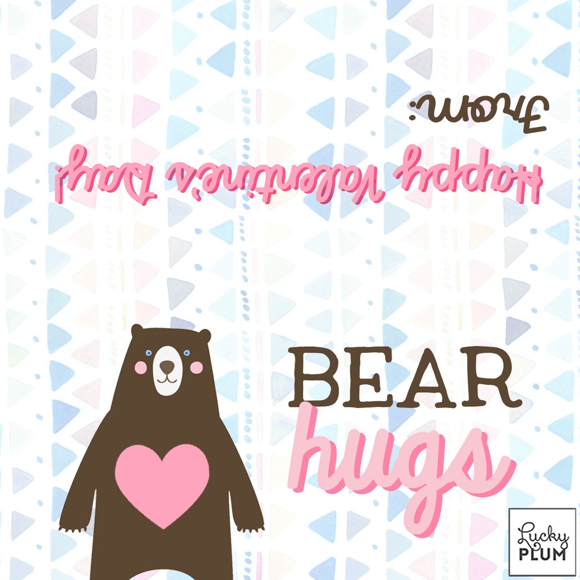 Bear Hugs Valentine Printable / Gummy Bear Valentine Printable | Etsy