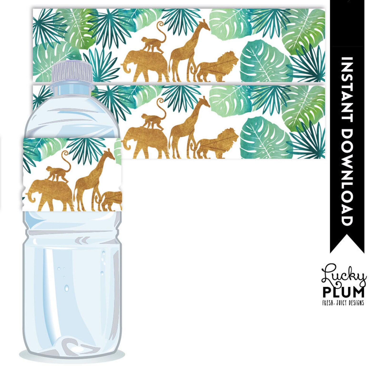 Safari Favor Tag / Safari Gift Tag / Safari Thank You Tag / - Etsy