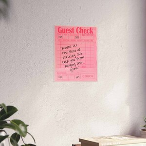 Never Let the Fear of Striking Out Cinderella Story Guest Check Poster ...