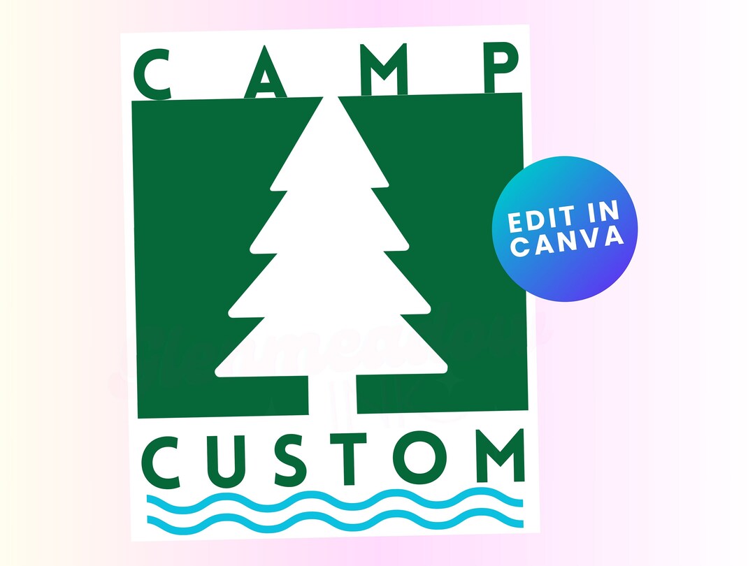 Custom Camp Bachelorette Editable Canva Template Camp Walden Parent ...