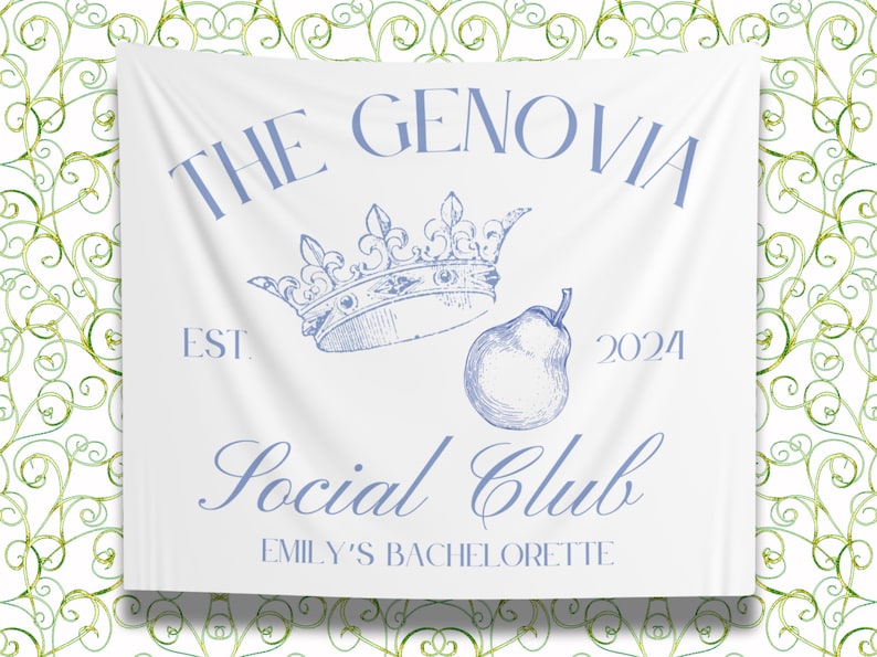 Genovia Social Club Personalized Princess Diaries Bachelorette Party ...