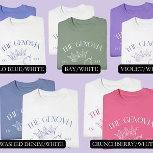 Genovia Social Club Personalized Princess Diaries Comfort Colors ...