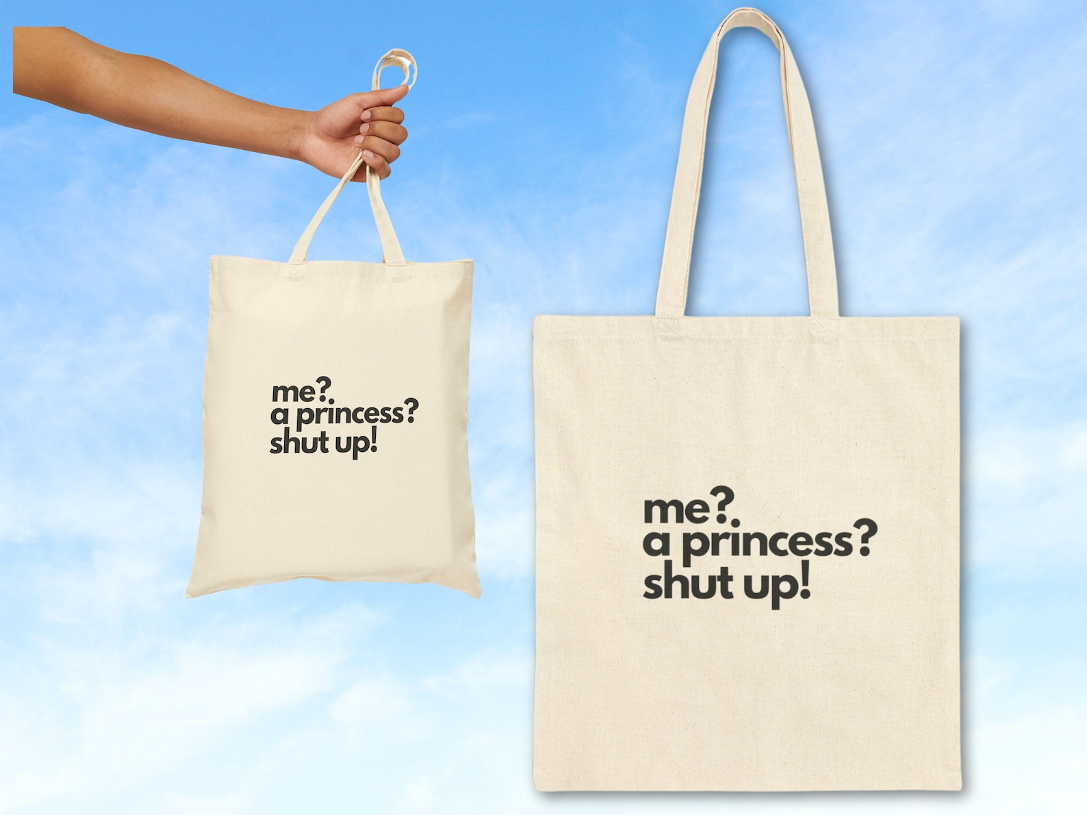 Me? A Princess? Shut Up! - Tote Bag- Princess Diaries - Funny - Shut up ...
