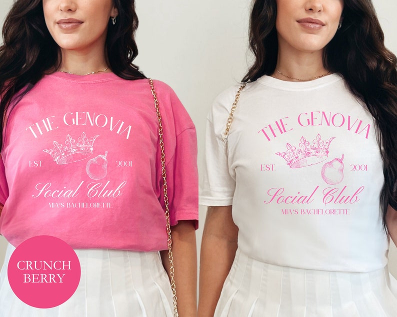 Genovia Social Club Personalized Princess Diaries Comfort Colors ...