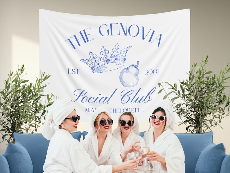 Genovia Social Club Personalized Princess Diaries Bachelorette Party ...