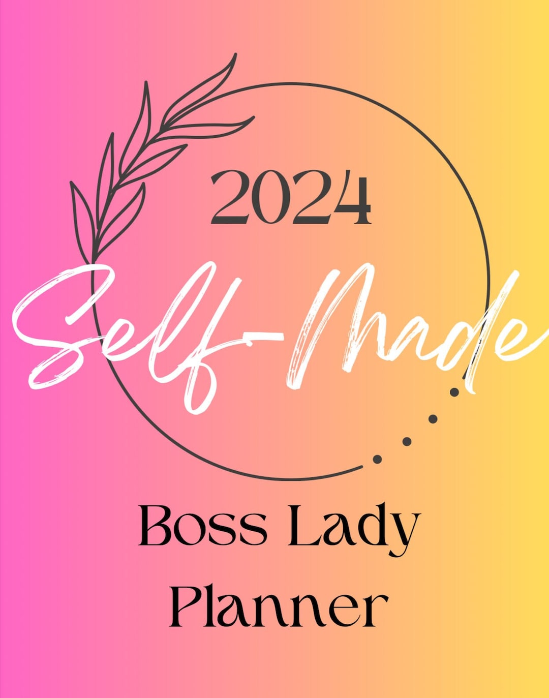Planner Self Made Boss Lady Organizer Gift for Boss Lady Journal Pink ...