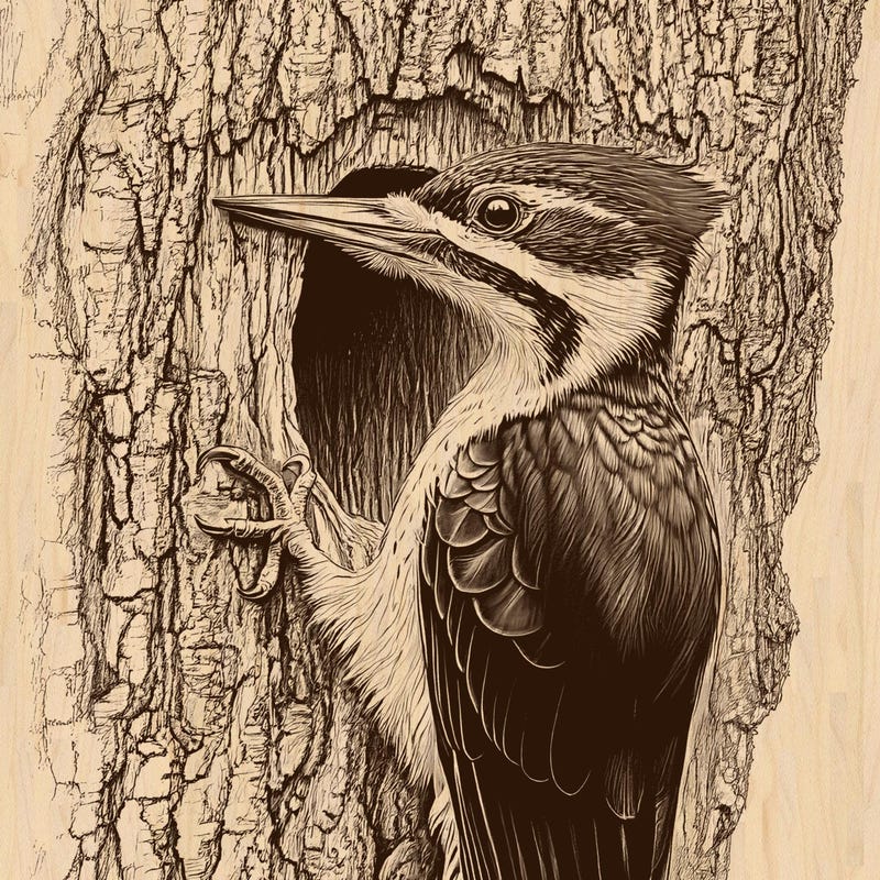 Woodpecker Pattern - Etsy