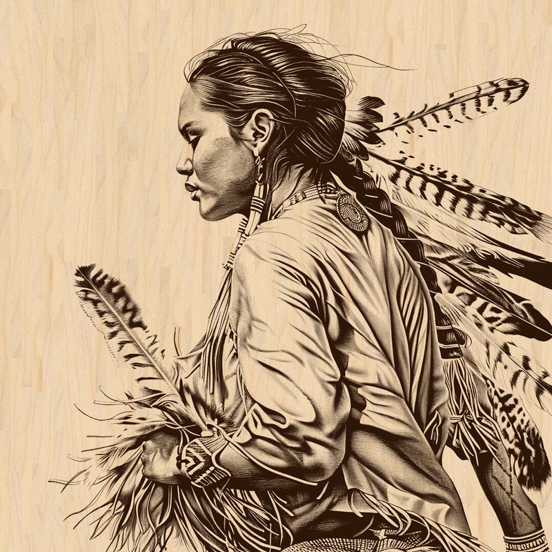 Tribal Feather Art - Etsy