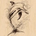 Dolphin Laser Engrave File: Marine Wildlife Art (digital Download) - Etsy