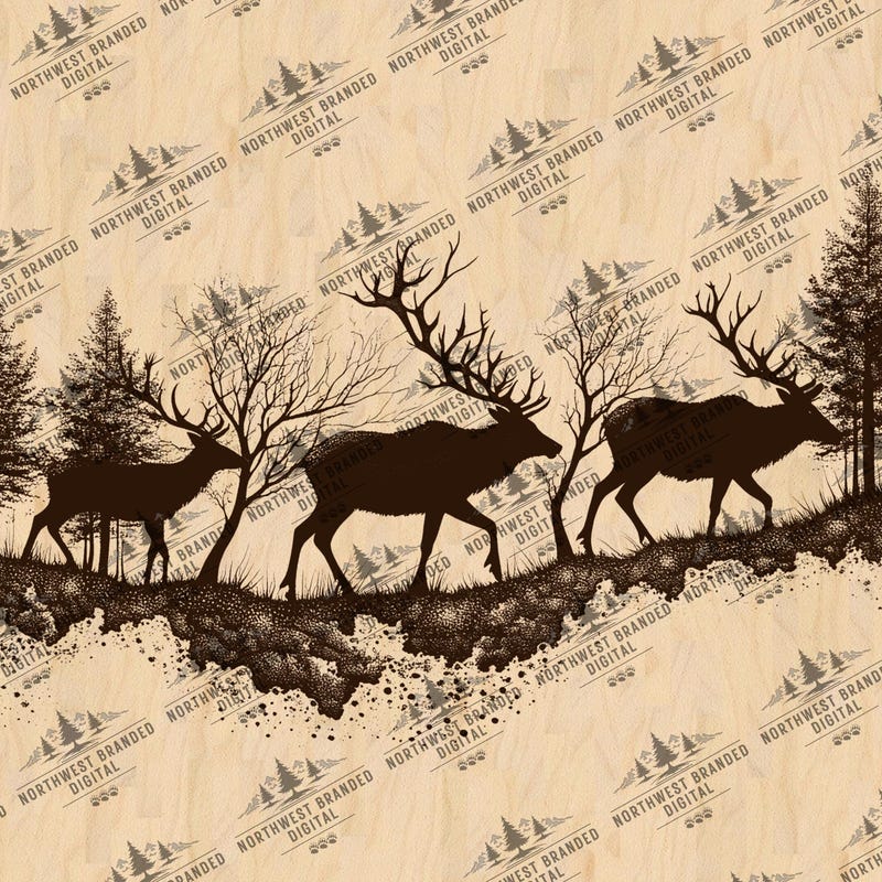 Elk Art - Etsy
