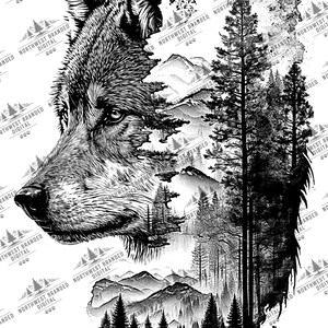 Laser Burn PNG | Wolf | Engrave | Laser Ready | Digital Design File ...