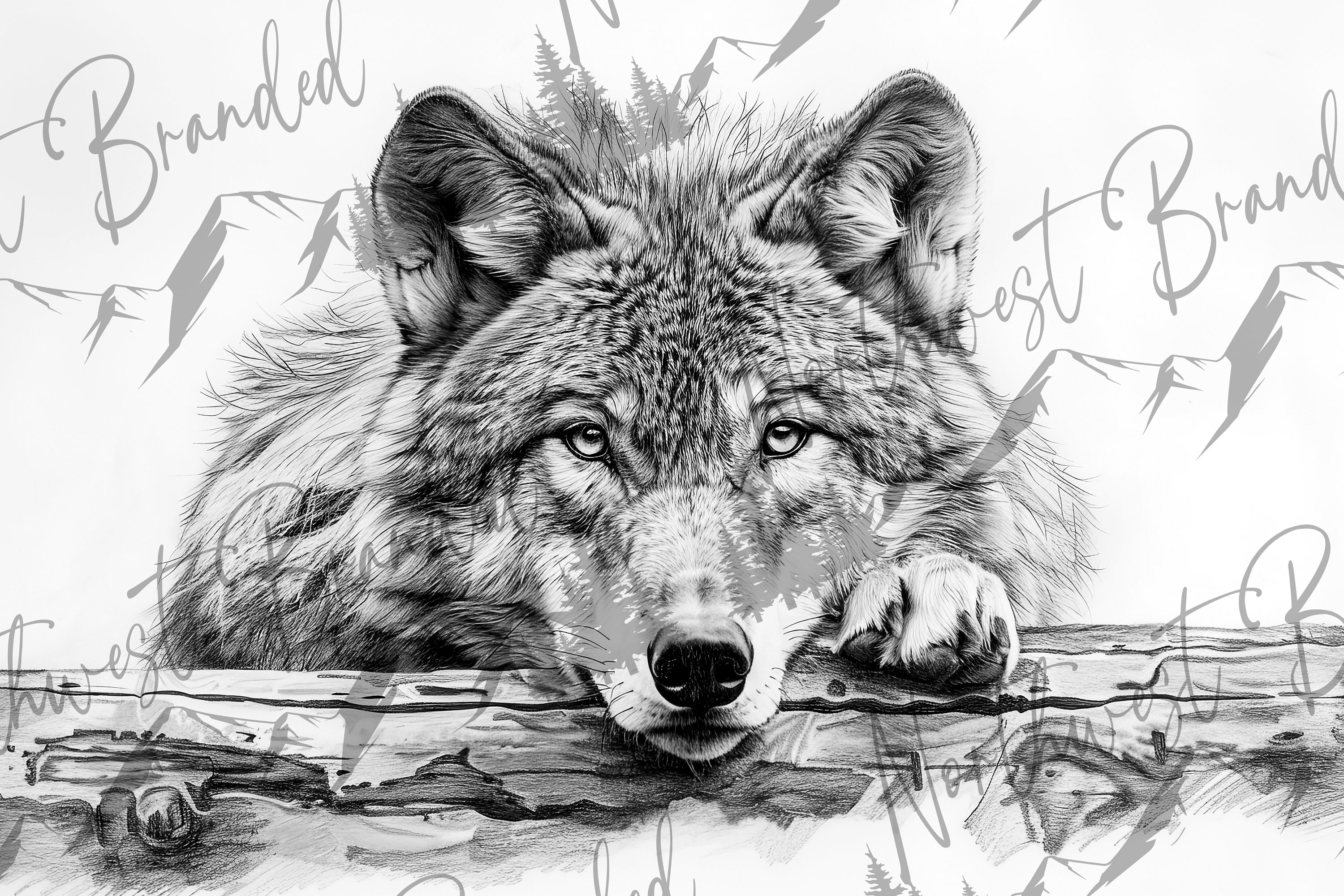 Laser Burn PNG | Wolf | Wolves | Wildlife | Engrave | Laser Ready ...