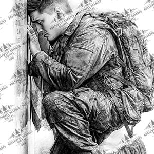 USA Soldier Laser Engraving File: Memorial Tribute (digital Download ...
