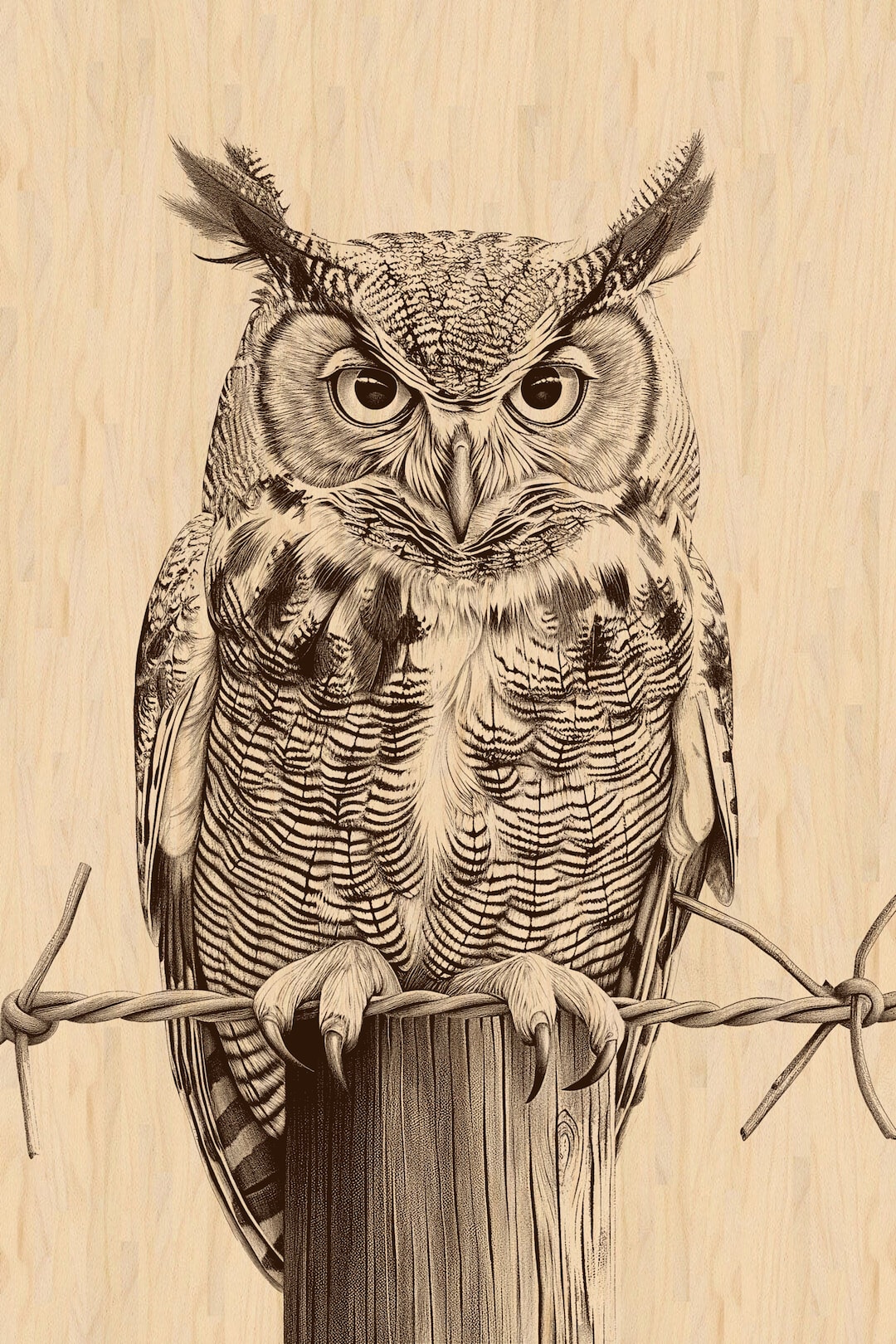Laser Burn PNG | Owl | Bird | Engrave | Laser Ready | Digital Design ...