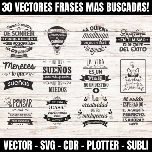 30 Frases Motivadoras vector mas buscadas / Frases Positivas / Latina ...