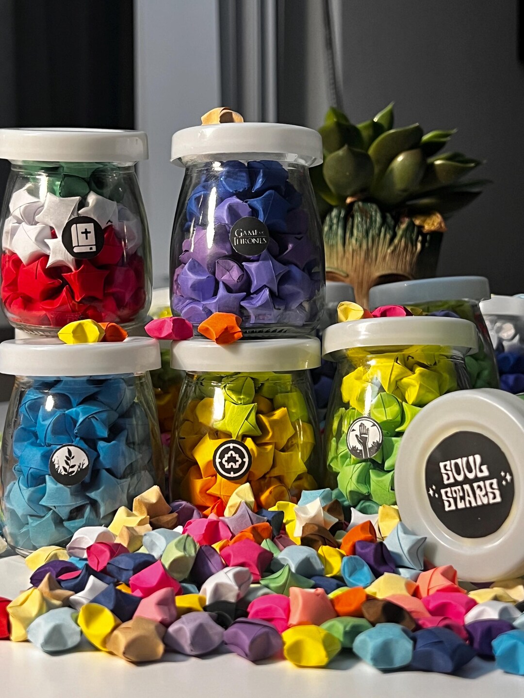 Limited Edition Origami Stars With Inspirational Bible Verses, Game of ...