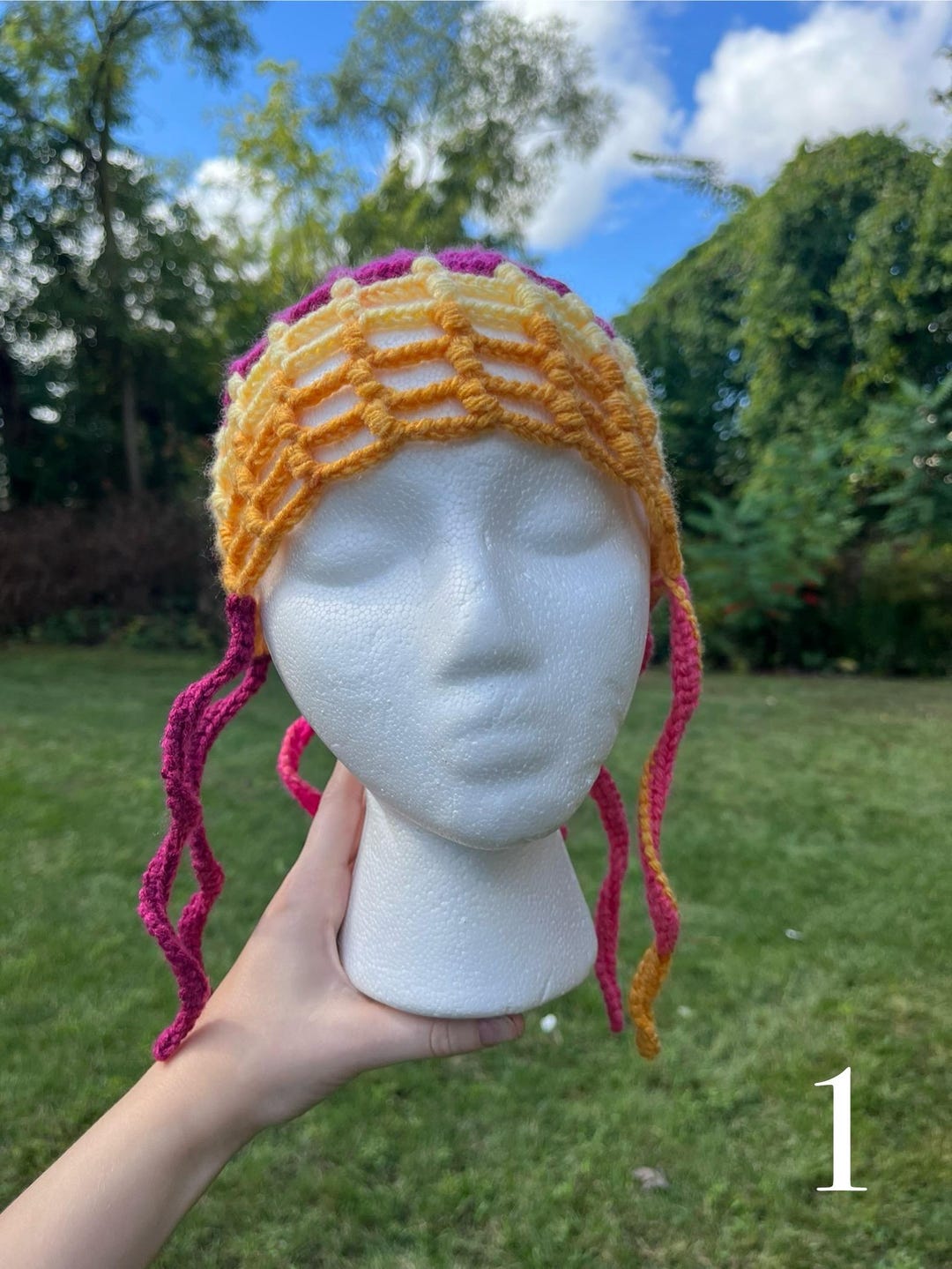 Rainbow Sherbet Jellyfish Hat - Etsy