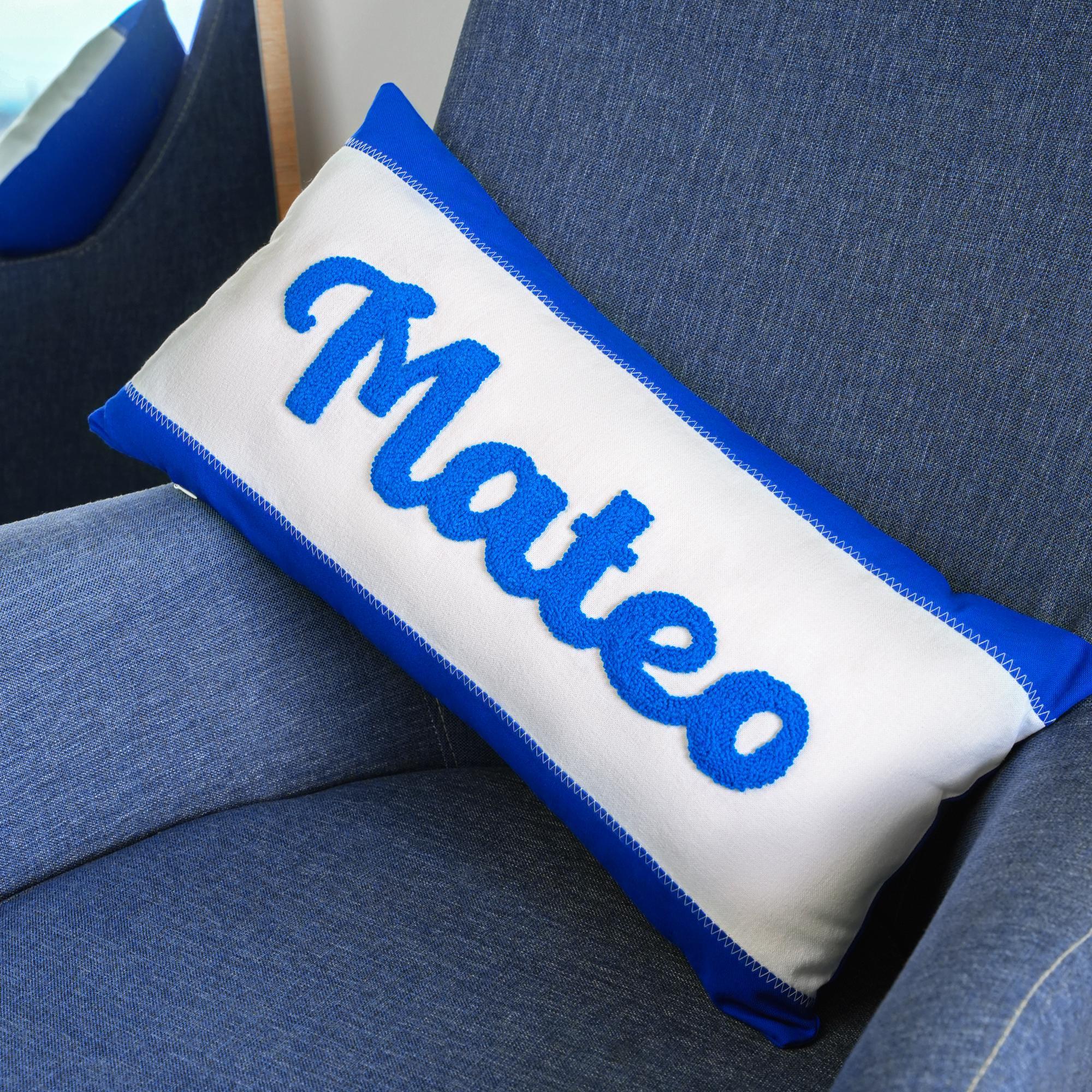 Personalized Punch Needle Baby Pillow, Custom Name Nursery Decor - Etsy