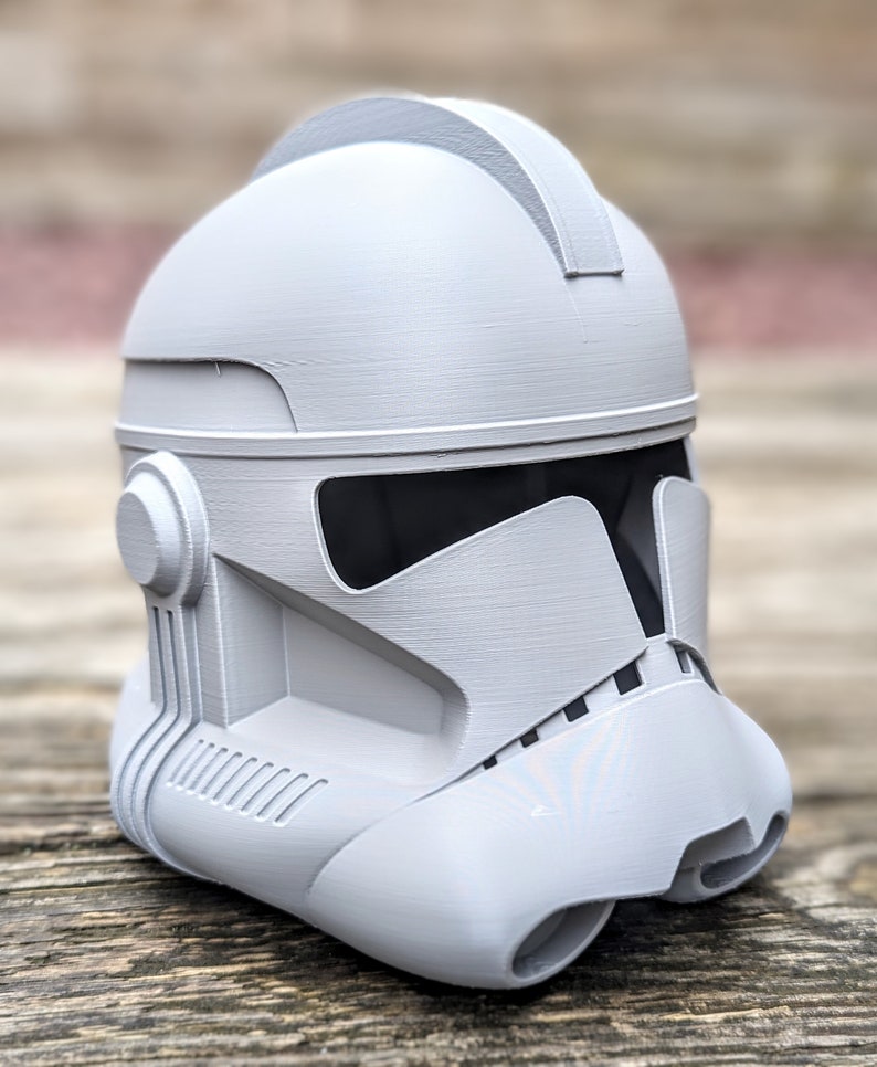 Clone Phase Two Helmet Prop-raw Print - Etsy