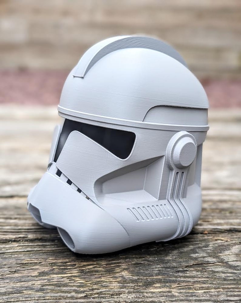 Clone Phase Two Helmet Prop-raw Print - Etsy
