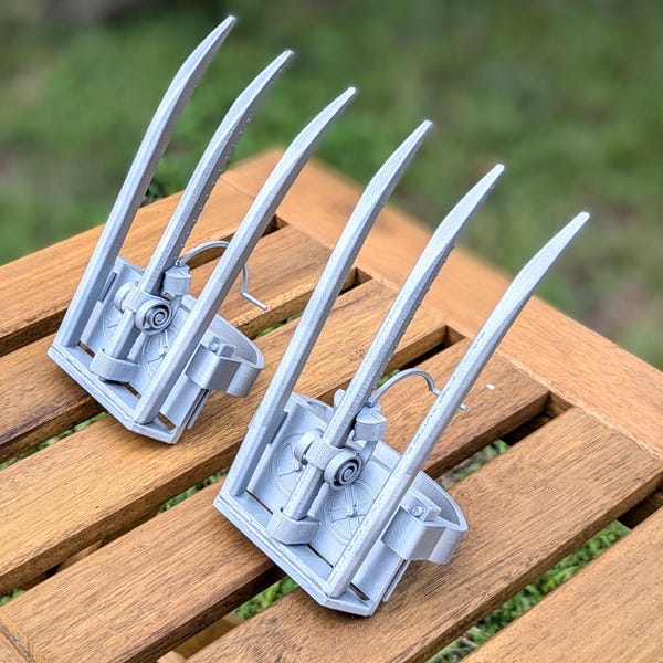 Wolverine Retractable Costume Claws - Etsy