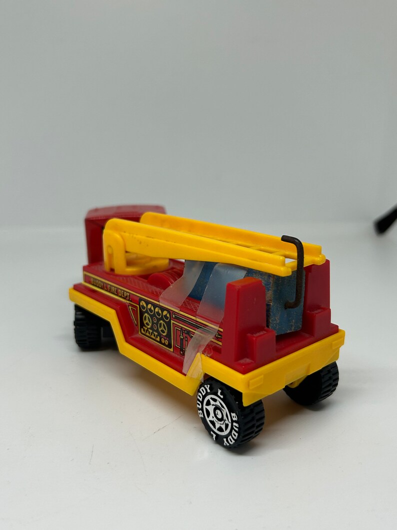 Vintage Buddy L Fire Department Ladder Truck - Etsy