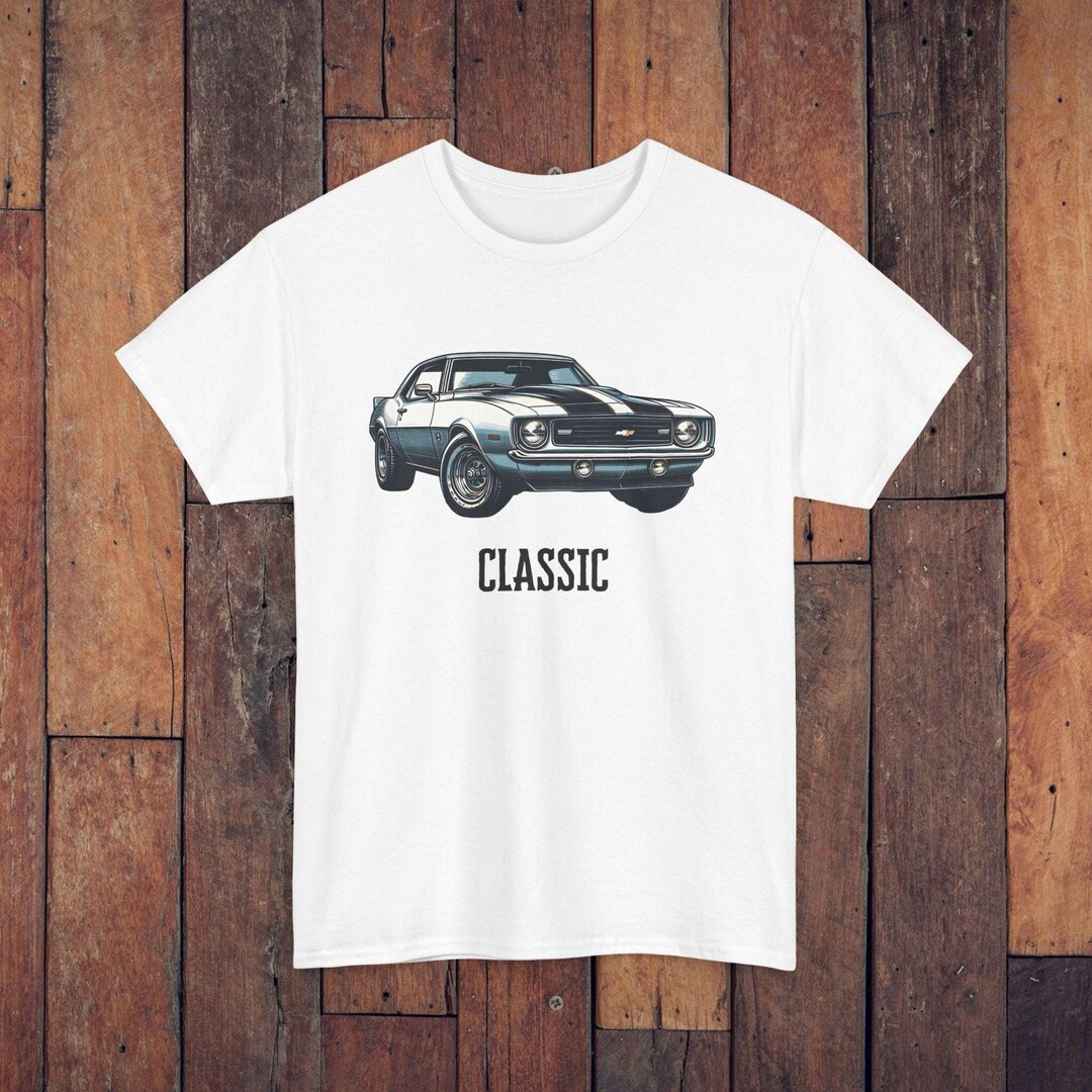 Camaro Classic Car Shirt, Vintage Muscle Car T-shirt, Retro Automobile ...