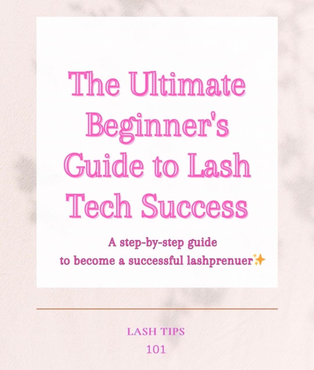 The Ultimate Beginners Guide to Lash Tech Success - Etsy
