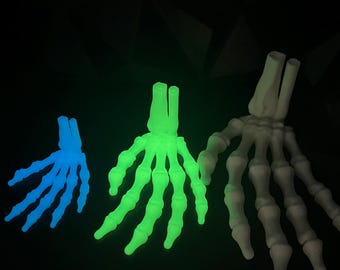 Flexi-factory Articulating/flexible Skeleton Hand Keychain - Etsy