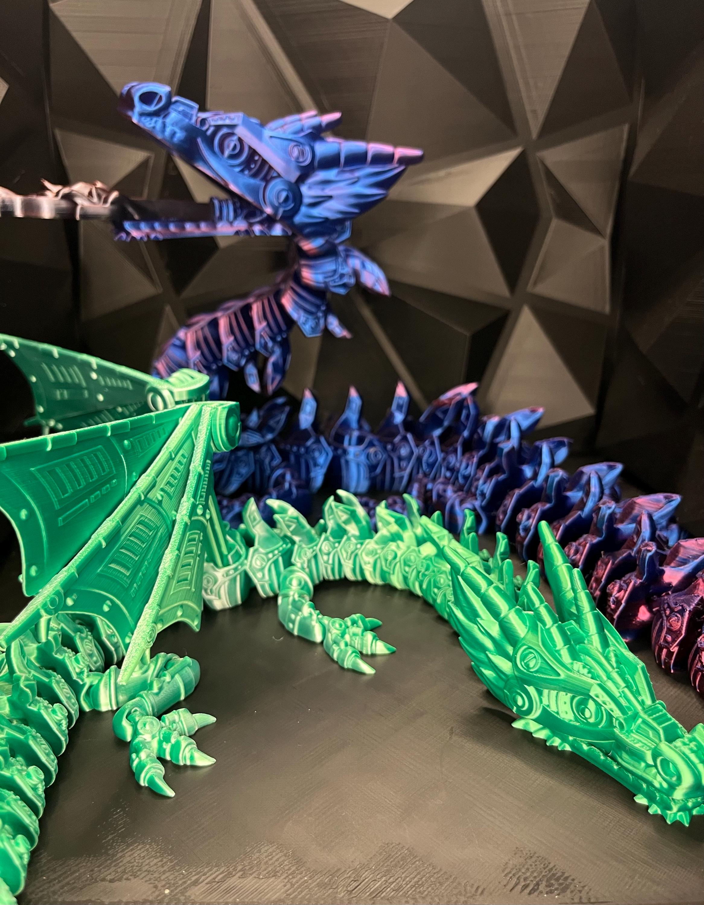 Mech Dragon Fidget Toy Articulated - Etsy