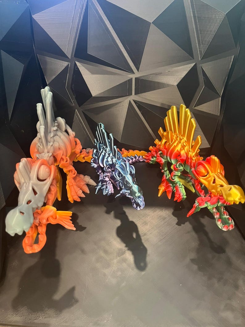 Flexi Spinosaurus Dinosaur Flexible Articulated Fidget - Etsy