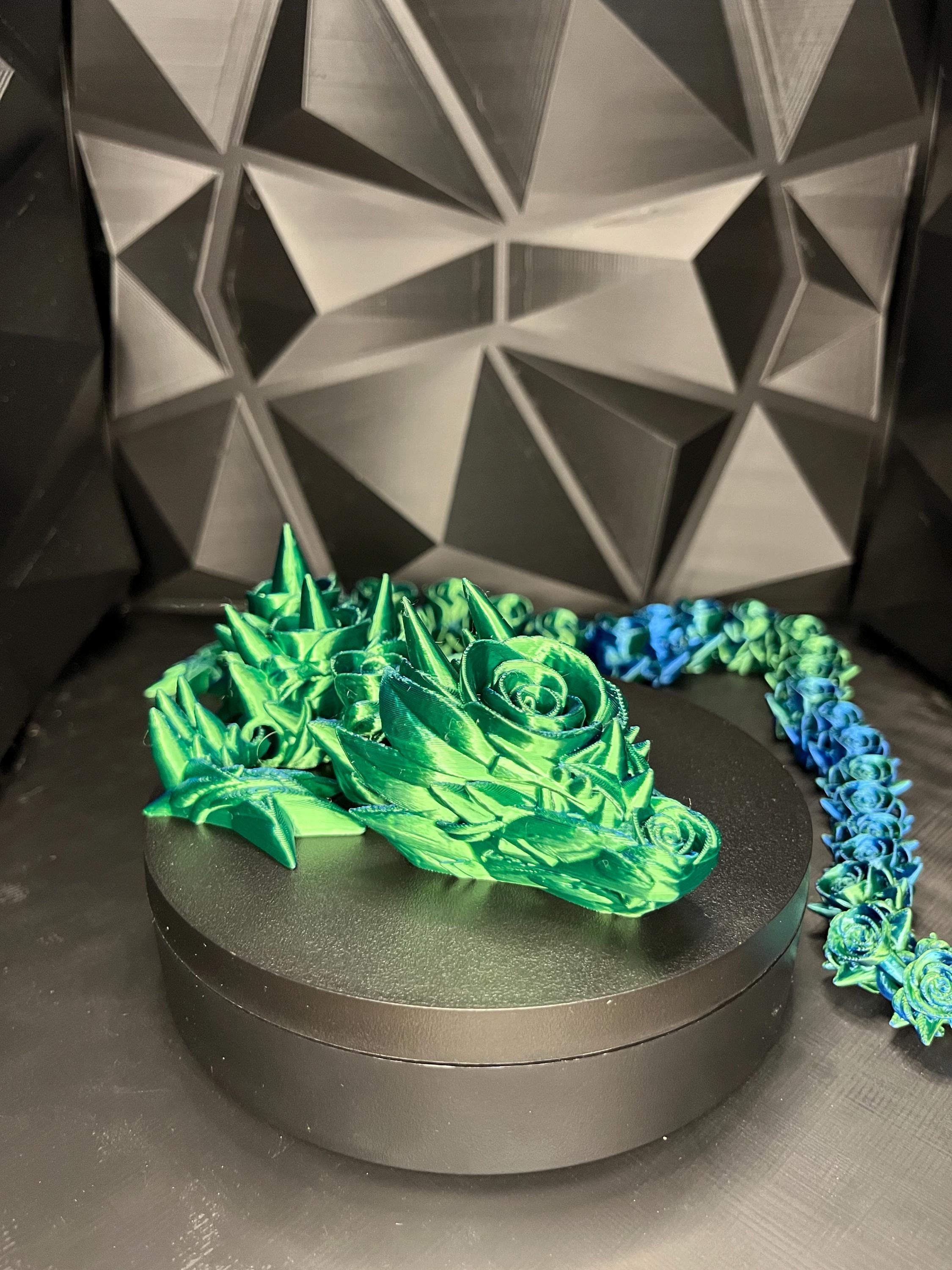 Rose Dragon Fidget Toy Articulated - Etsy