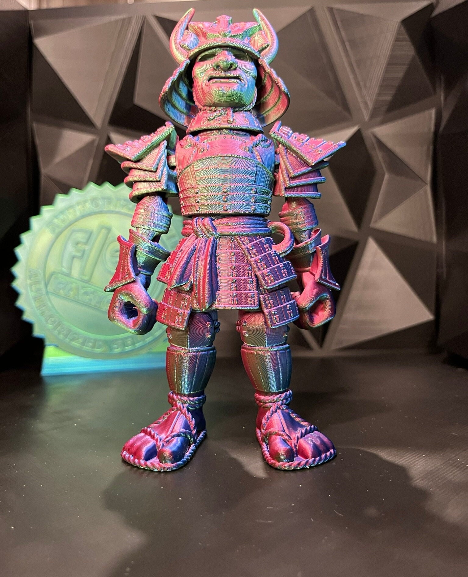 Flexi Samurai Fidget Toy Japanese Samurai Articulated - Etsy