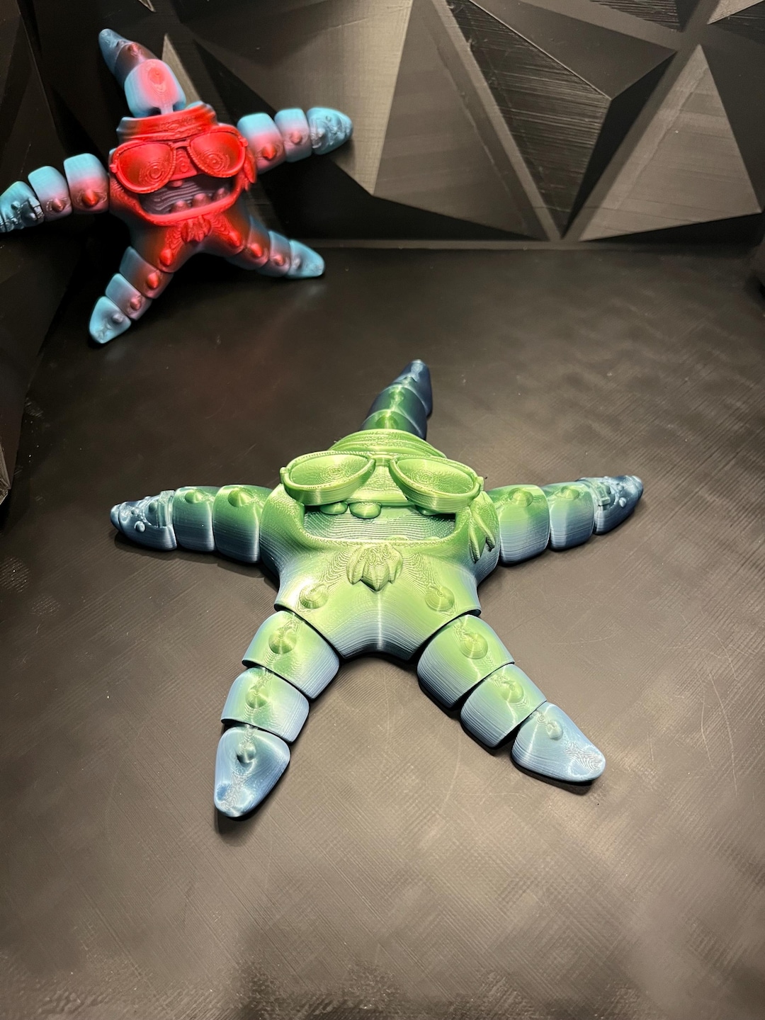 Flexi “biker” Starfish Fidget Toy Articulated - Etsy