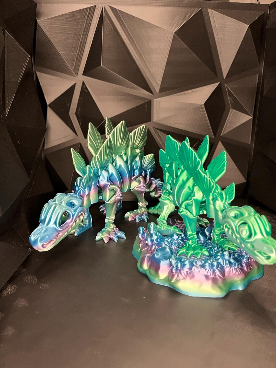 Flexi Stegosaurus Dinosaur Flexible Fidget Toy Articulating - Etsy