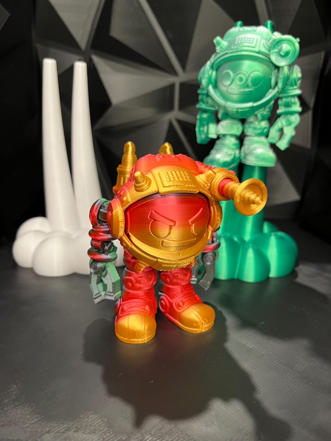 Flexi Emoji Space Man Fidget Toy Flexible - Etsy